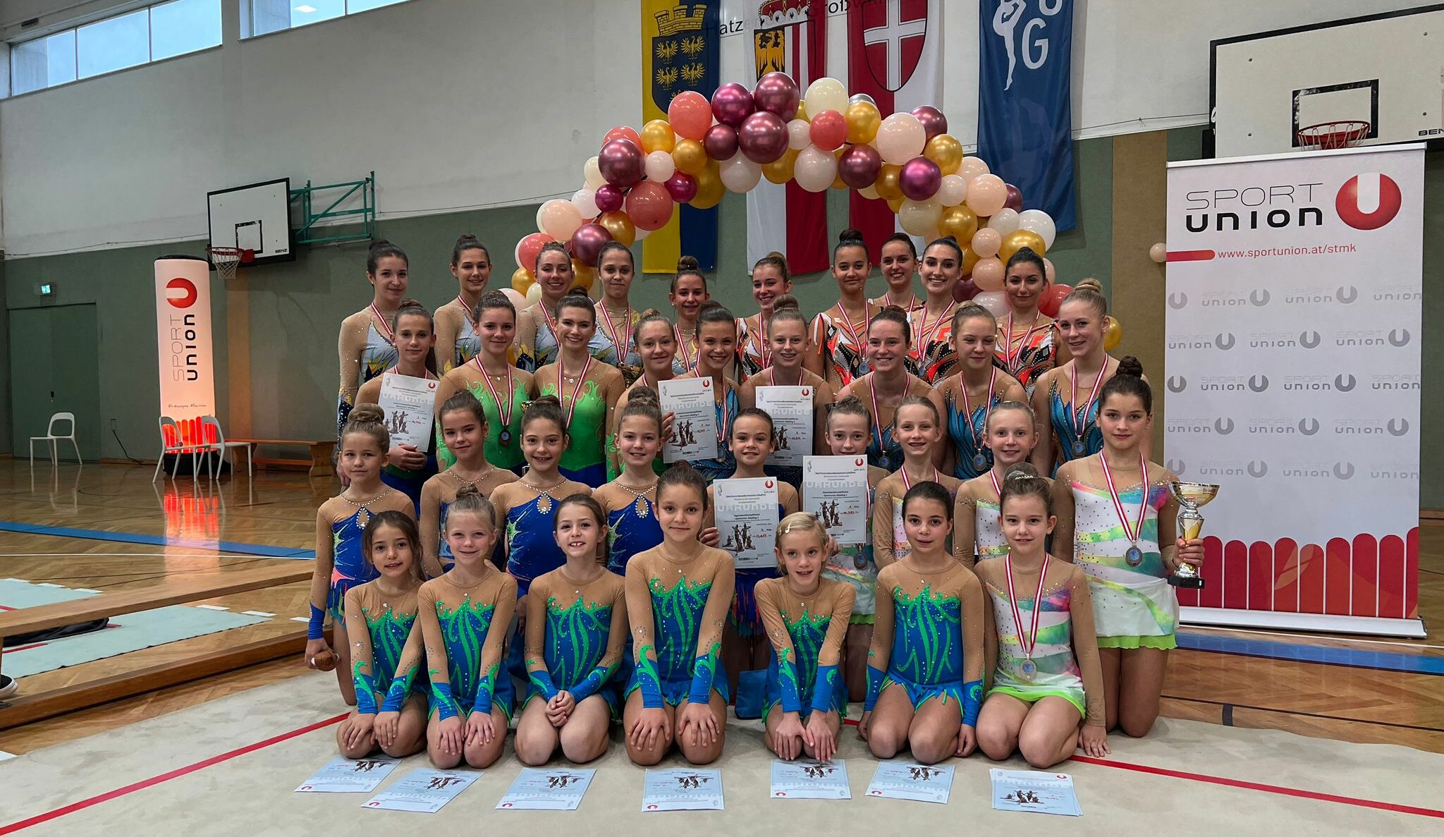 Rhythmische Gymnastik: SPORTUNION Gruppen-Bundesmeisterschaften in Graz ...